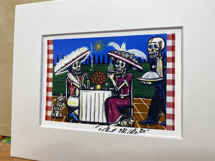 Dia de Los Muertos Print: Dos Catrinas – CraftyChica