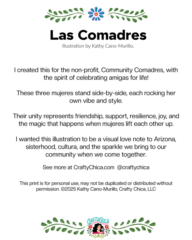 ART PRINT: Las Comadres – CraftyChica