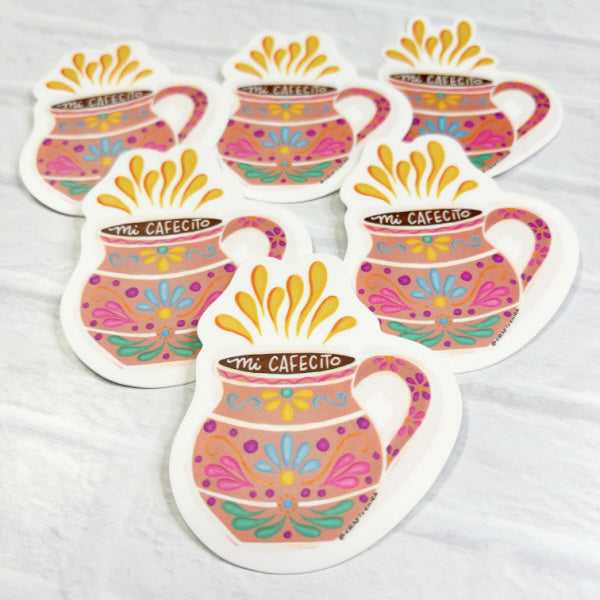 Mi Cafecito Mug sticker – CraftyChica
