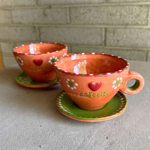 Cafecito Mug and Saucer Set – CraftyChica