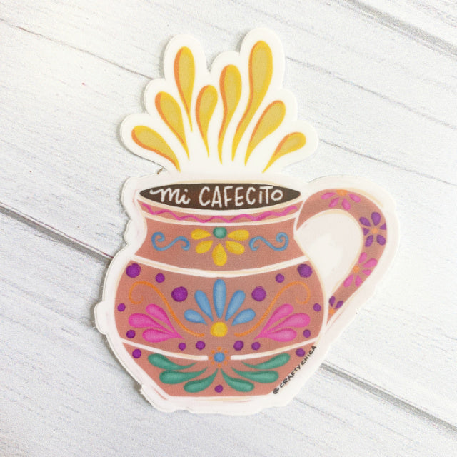 Mi Cafecito Mug sticker – CraftyChica