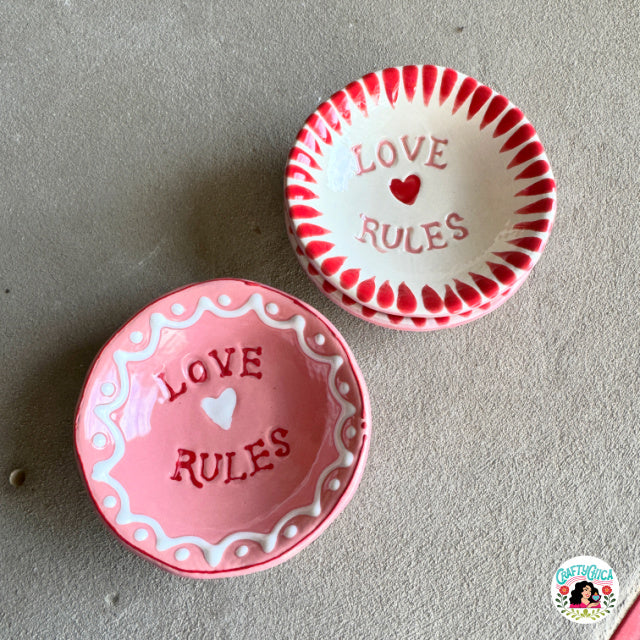 Love Rules Mini Dish – CraftyChica
