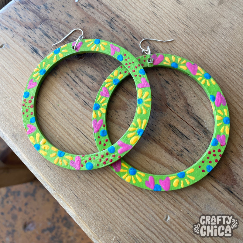 2 in 1 Hoop Earrings: Eleanor – CraftyChica