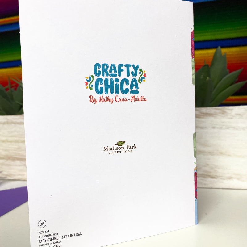 'Happy Birthday Chica' Greeting Card – CraftyChica