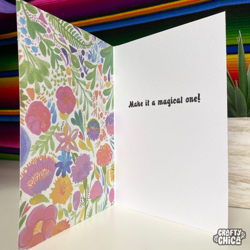 'Happy Birthday Chica' Greeting Card – CraftyChica