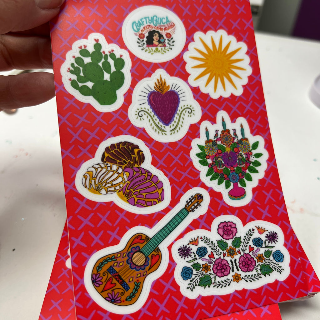 Crafty Chica Sticker Sheet -2 – CraftyChica